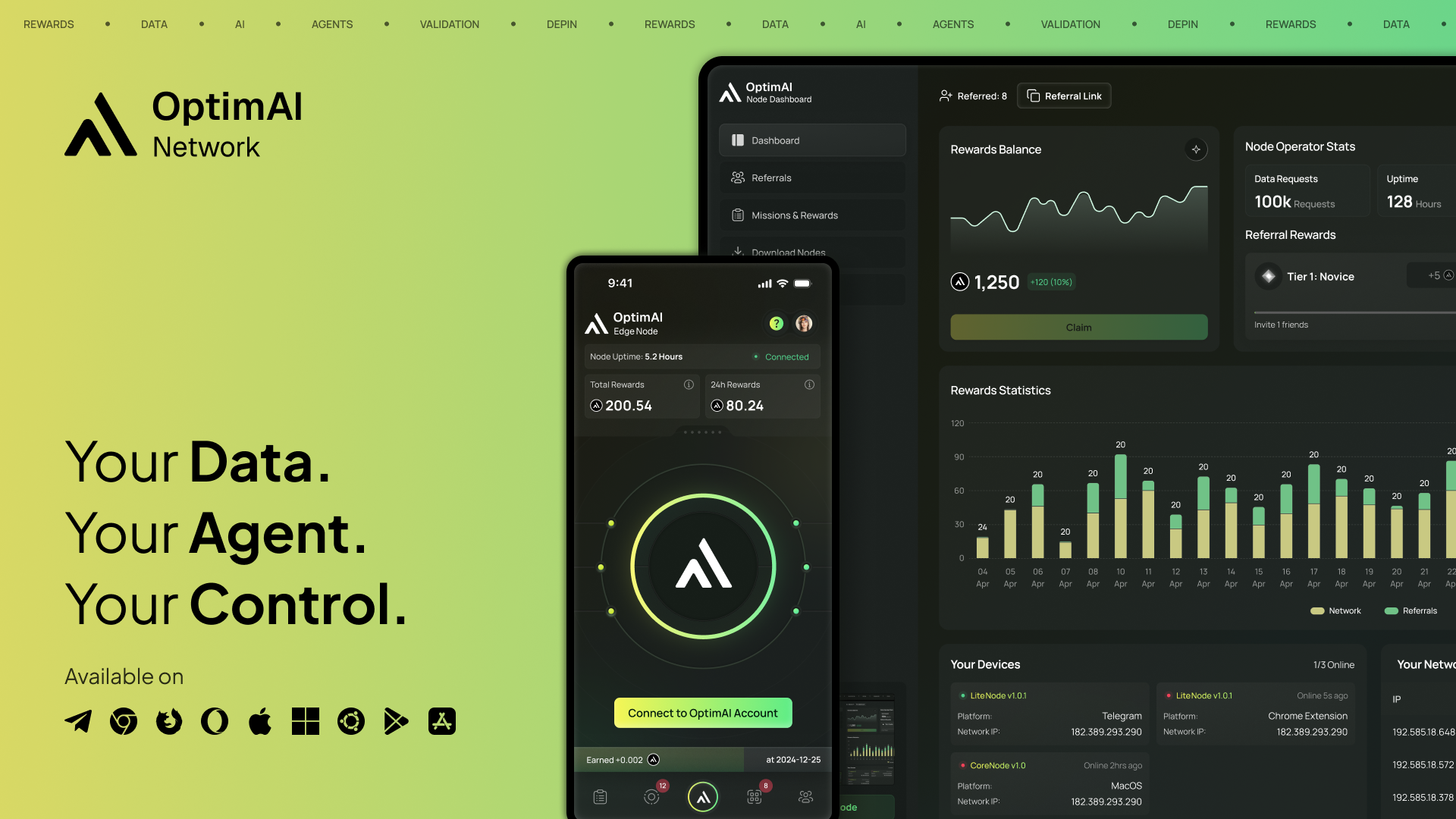 OptimAI Nodes | Empower AI with Your Device | Earn Rewards